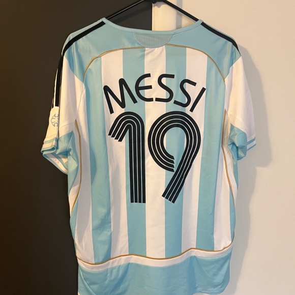 adidas | Shirts | Leo Messi 206 Germany World Cup Jersey Argentina 9 ...